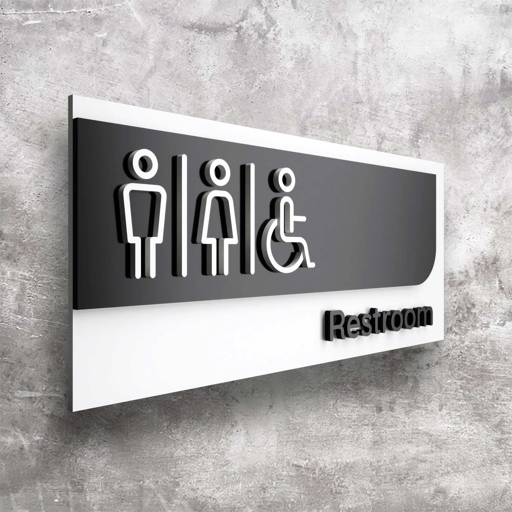 Custom Office Door Sign - Personalized Name Plate for Door - Acrylic ...