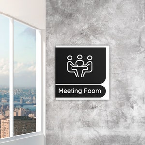 Custom Office Door Sign - Personalized Name Plate for Door - Acrylic ...