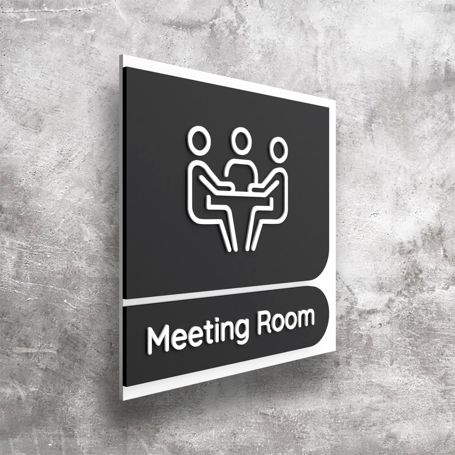 Custom Office Door Sign - Personalized Name Plate for Door - Acrylic ...