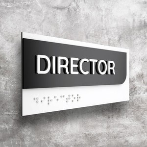 Custom Office Door Sign - Personalized Name Plate for Door - Acrylic ...