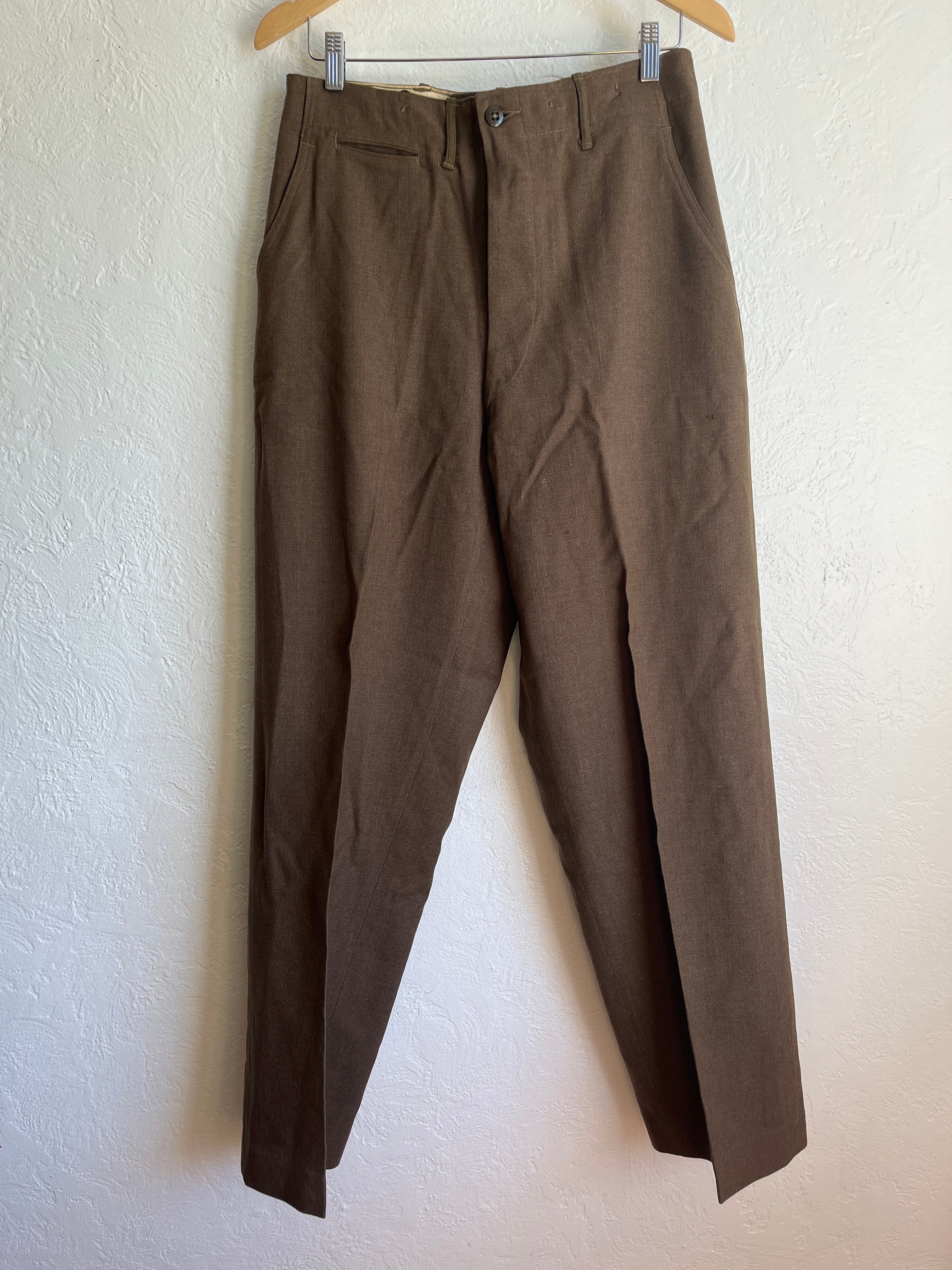Vintage WW2 Wool Field Trousers 1944 32x30 - Etsy