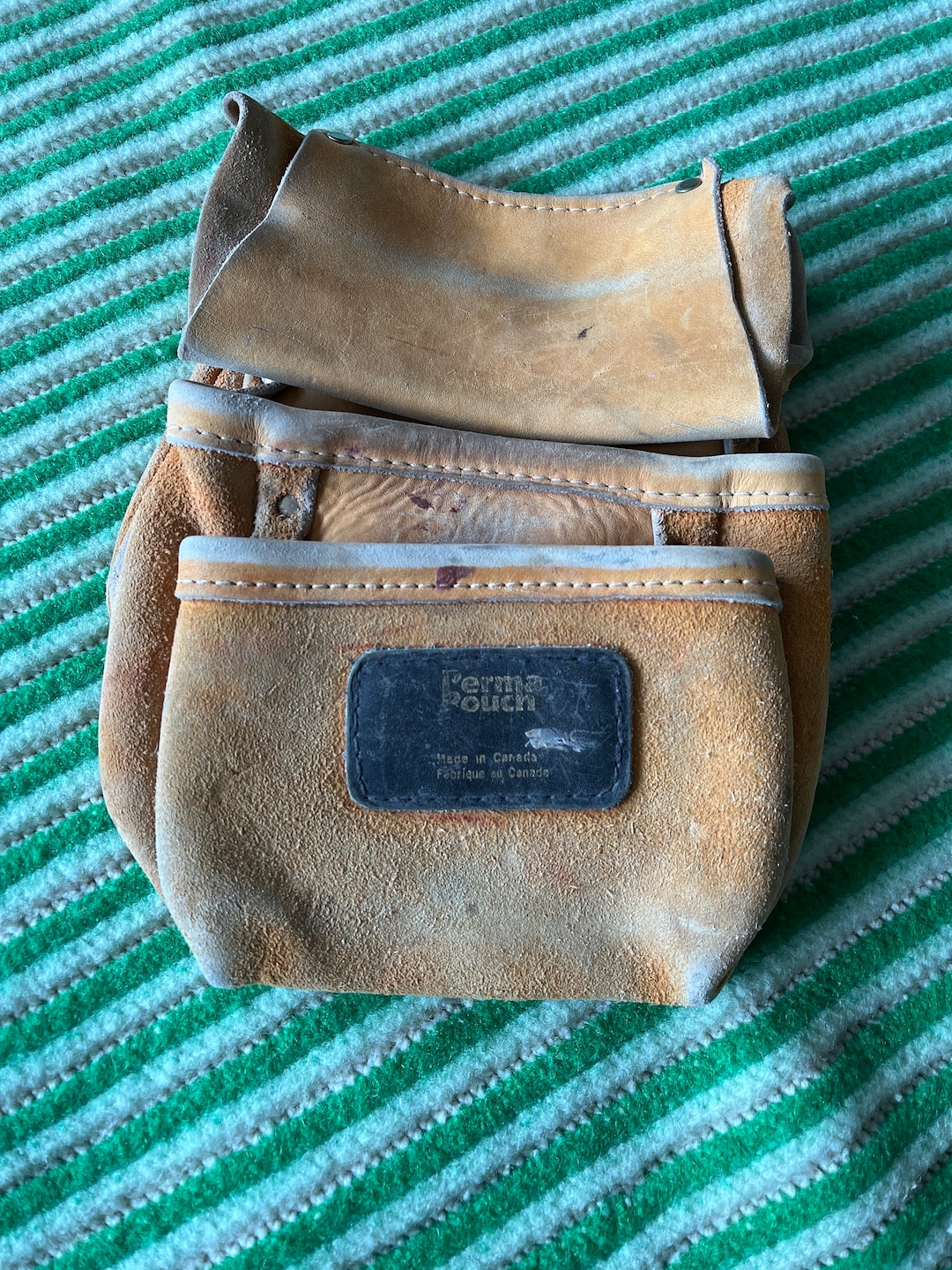 Vintage Perma Pouch Made in Canada Deerskin Carpenter Bag - Etsy