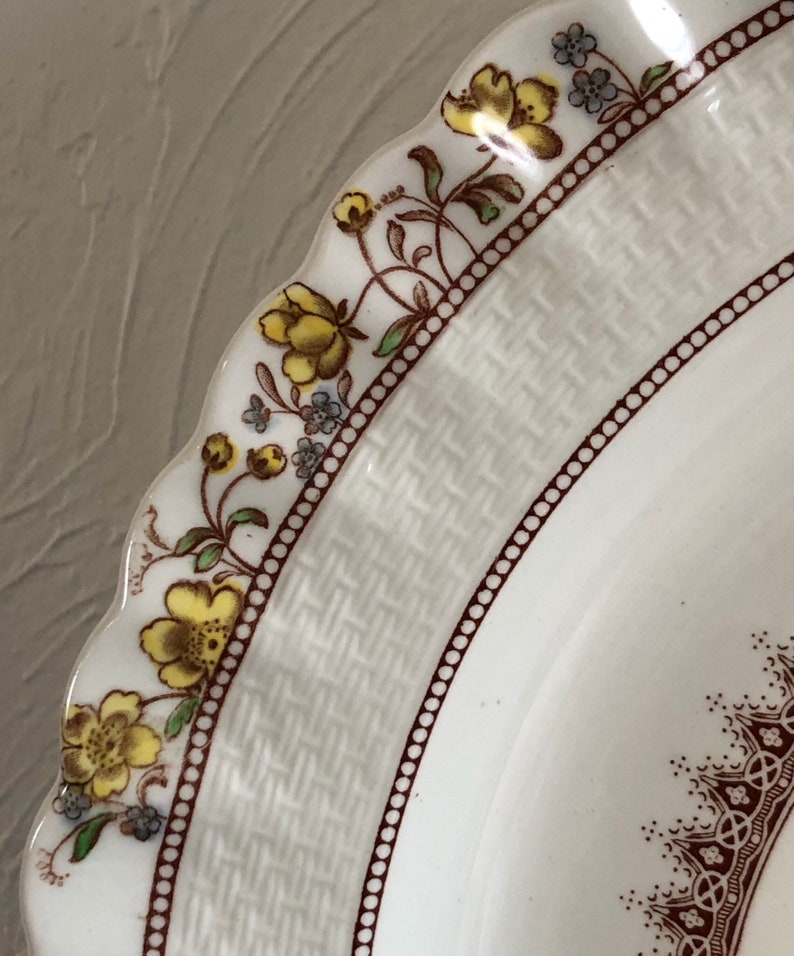 Spode copeland Spode Buttercup Pattern Large Round Platter - Etsy