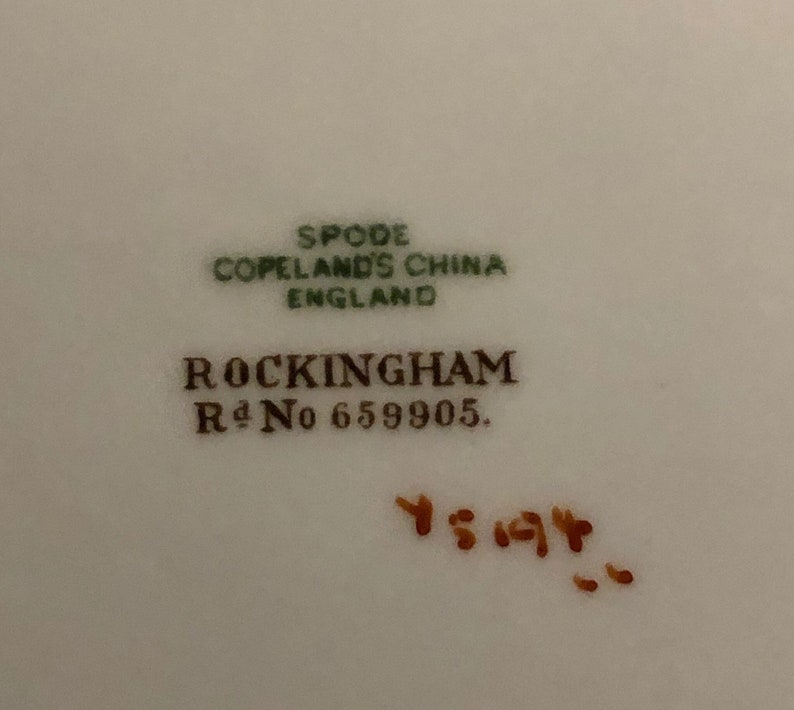 Spode Copeland China copeland Spode Rockingham Pattern | Etsy