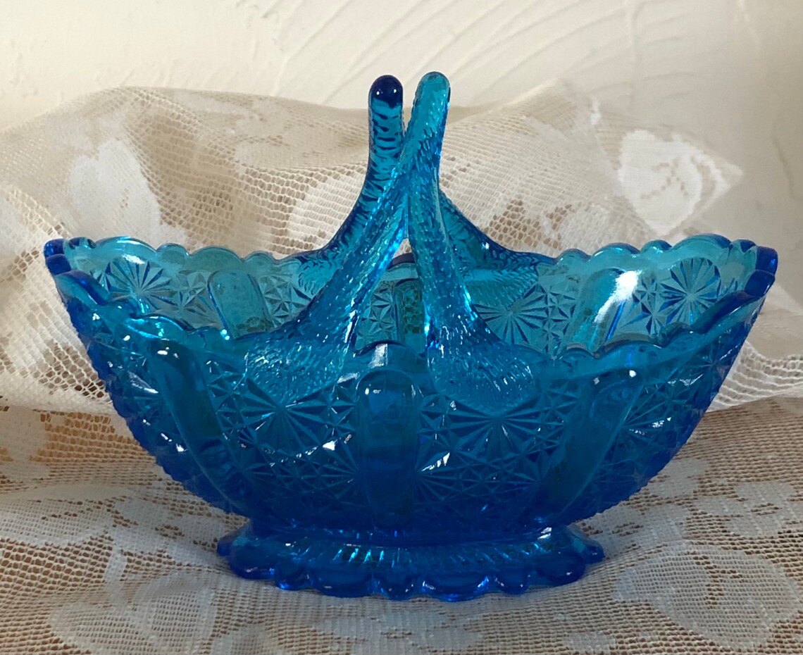 Fenton Daisy and Button Colonial Pattern Small Glass - Etsy