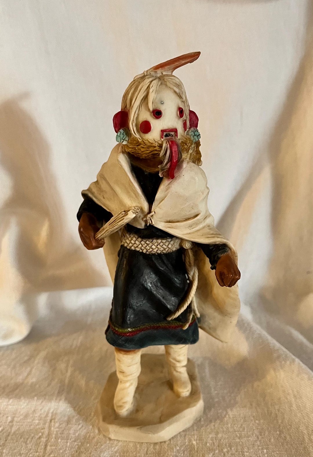 Hopi Figure With Prayer Stick by Castagna, Italy, Dated 1993 ...