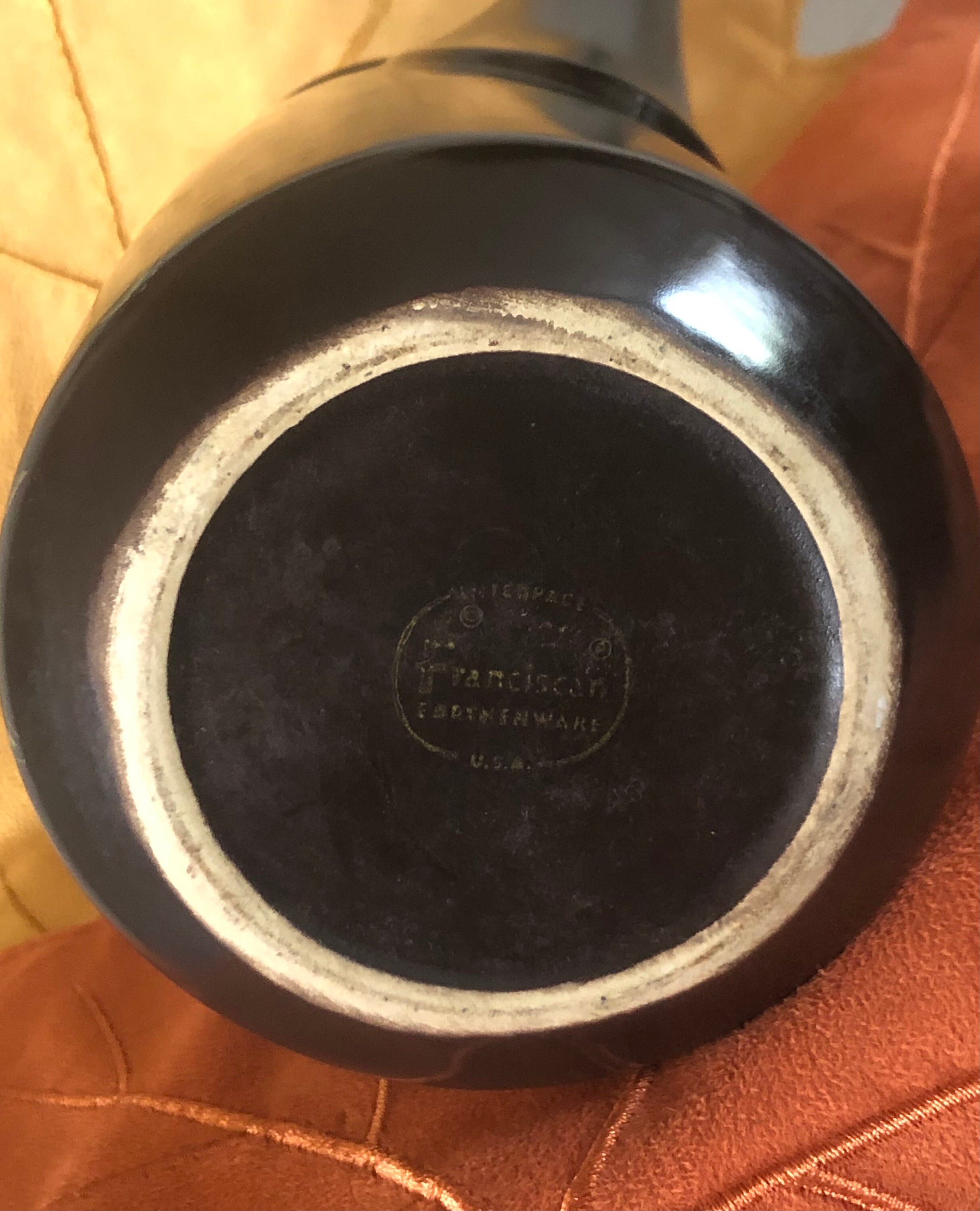 Franciscan, Interpace Madeira Pattern, Coffee Server With Missing Lid ...