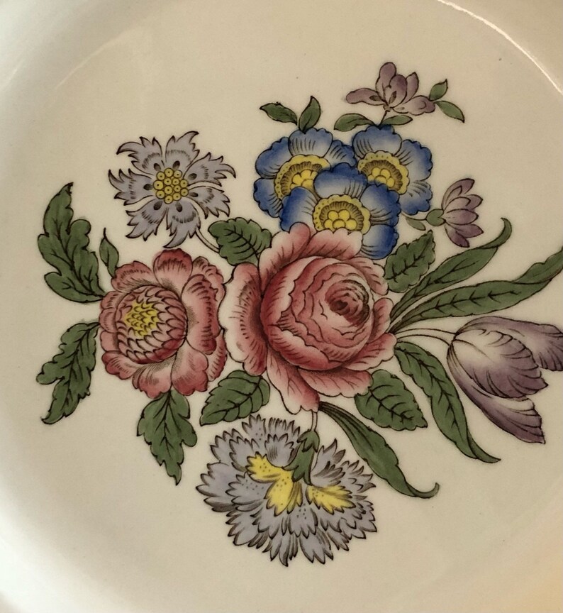 Spode (copeland Spode), England, Springtime Pattern Dinner Plate, Dated ...