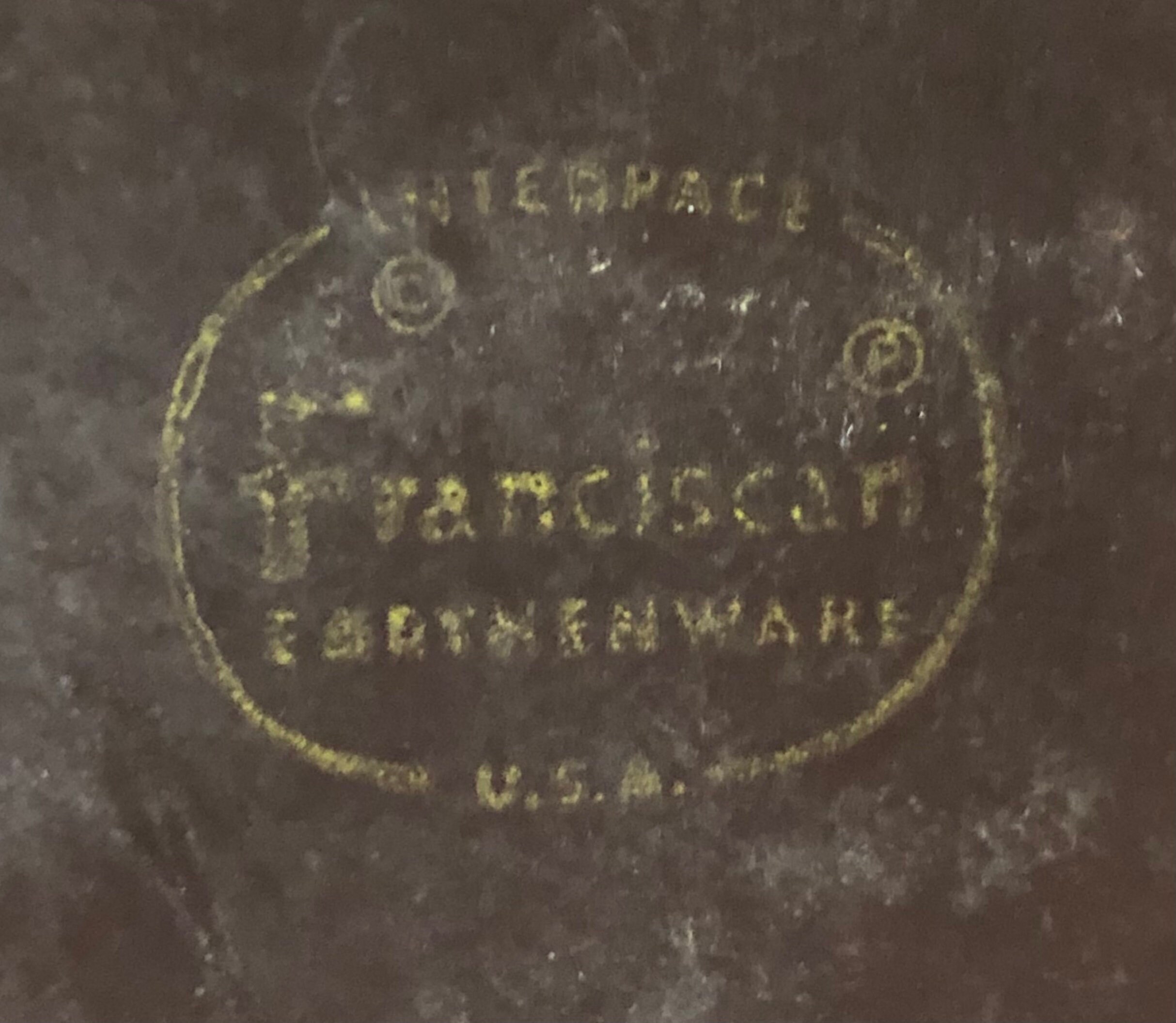 Franciscan, Interpace Madeira Pattern, Coffee Server With Missing Lid ...