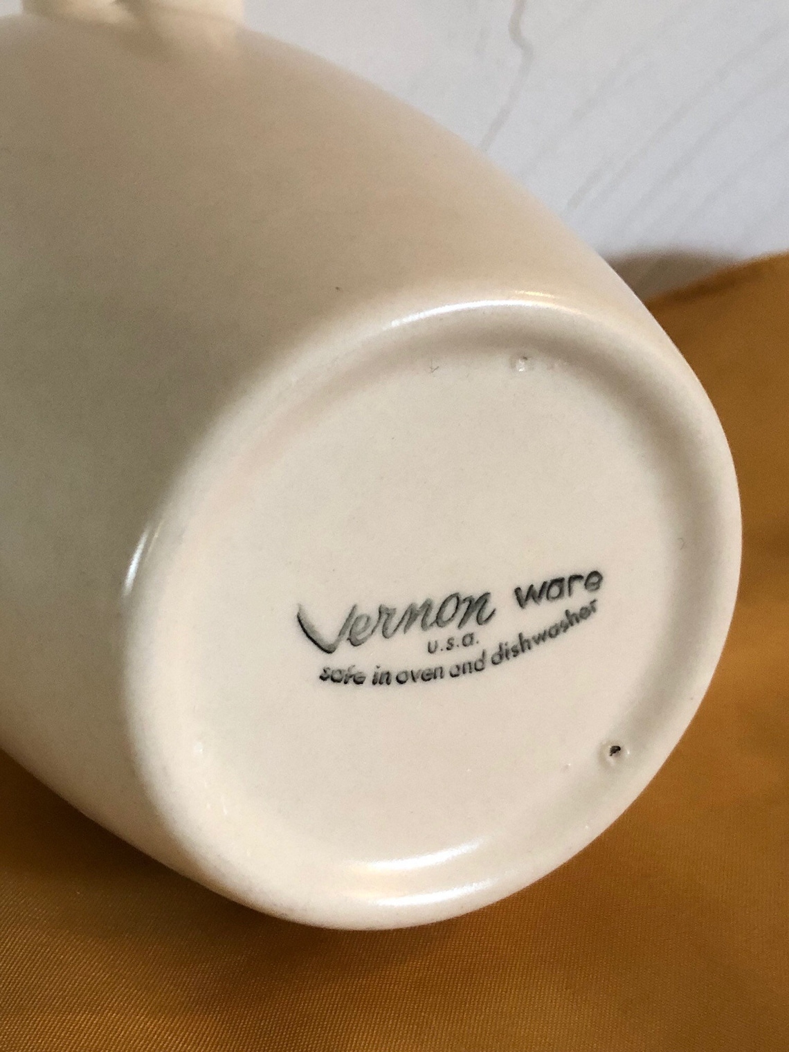 Vernon Kilns, Vernonware, Small Pitcher in Country Cousins Pattern in ...