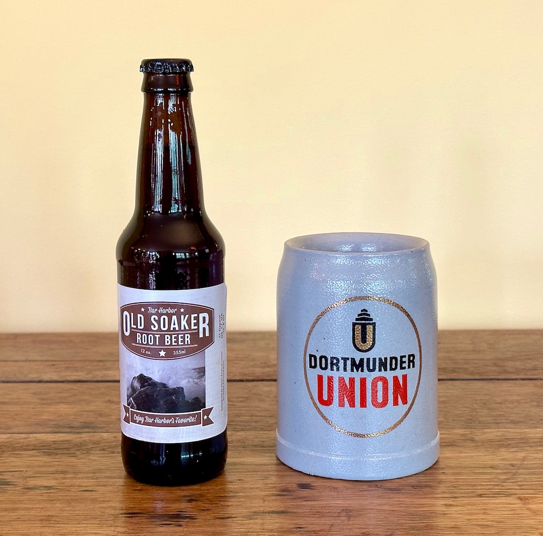 Vintage German Beer Stein Mug .5 L Dortmunder Union Brewery Germany Stoneware Beer Stein ...