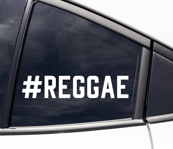 Reggae Music Sticker Decal / Car Decal / Laptop Decal / | Etsy