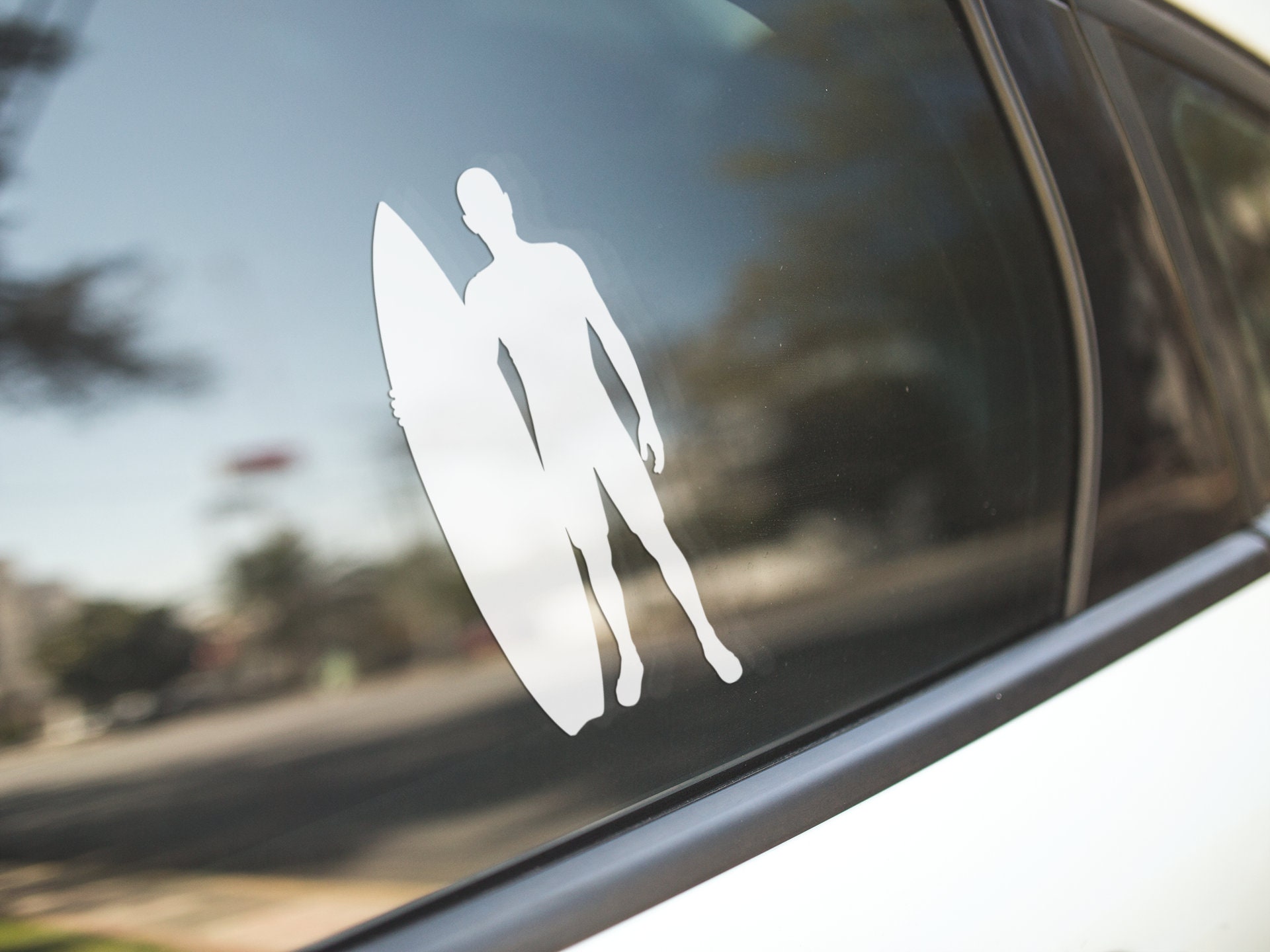 Surf Decal / Surfer Decal / Surfing Decal / Sticker / Car | Etsy