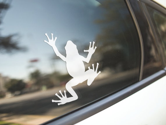 Frog Decal / Frog Sticker / Cute Frog / Pet Frog / Car Decal / - Etsy