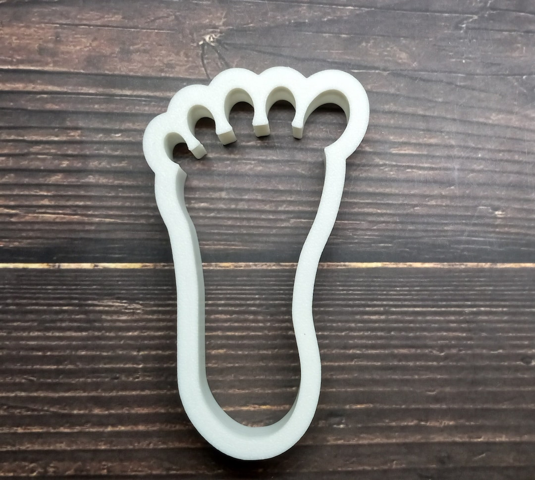 Foot Cookie Cutter - Footprint Cookie Cutter - Baby Shower Gift ...