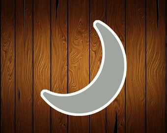 Moon | Crescent Moon - STL File Digital Download for at Home Cookie ...