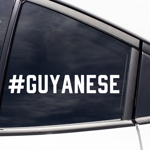 Guyana Car Sticker - Etsy