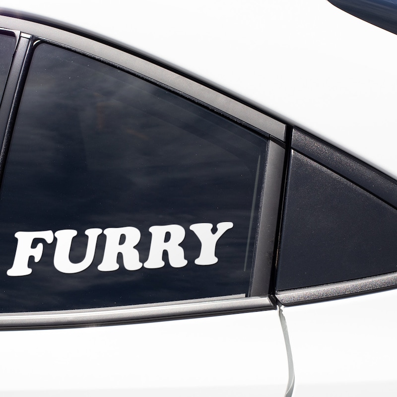 Furry Sticker - Etsy