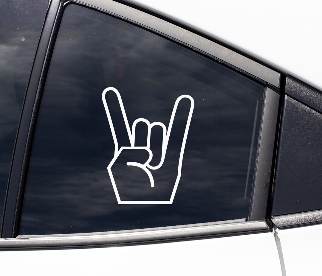 Rock Music Rock on Decal Sticker / Car Decal / Laptop Decal / Tumbler ...
