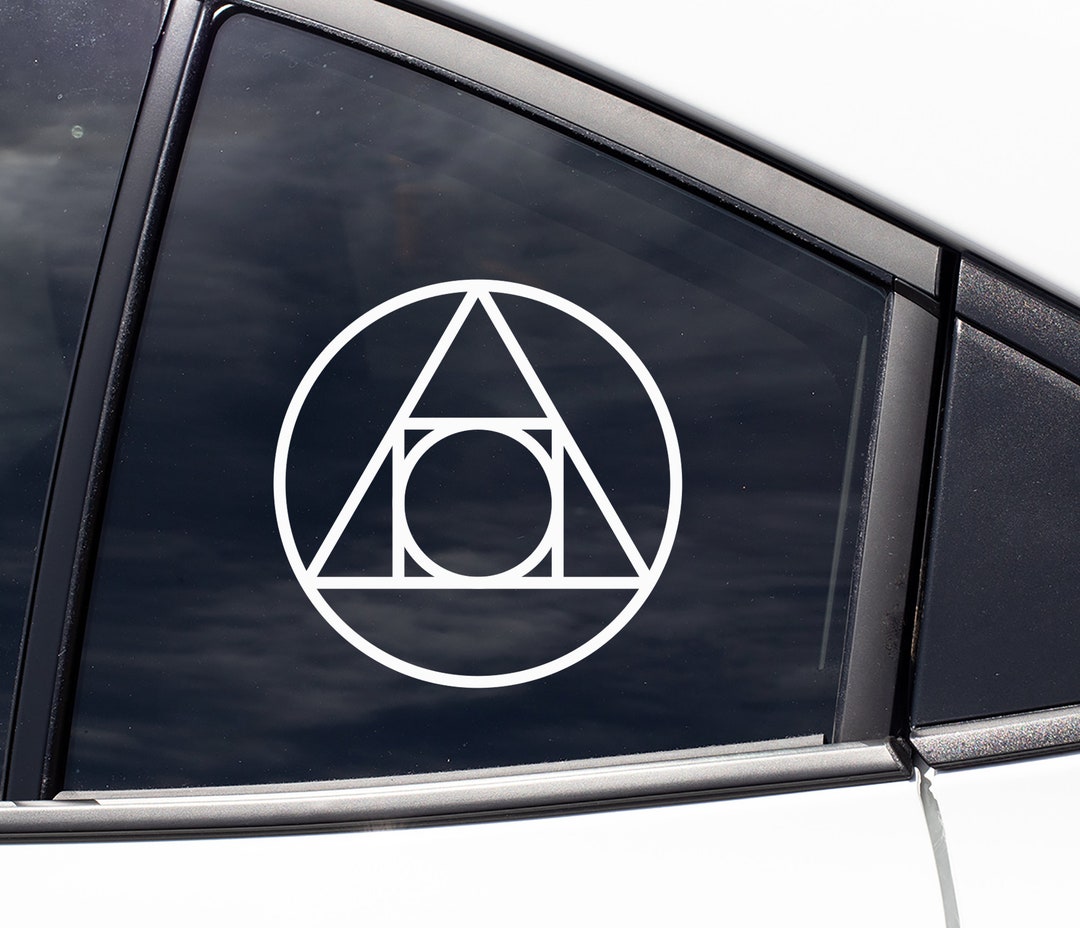 Alchemy Alchemist Decal Sticker / Square Circle Decal Sticker ...