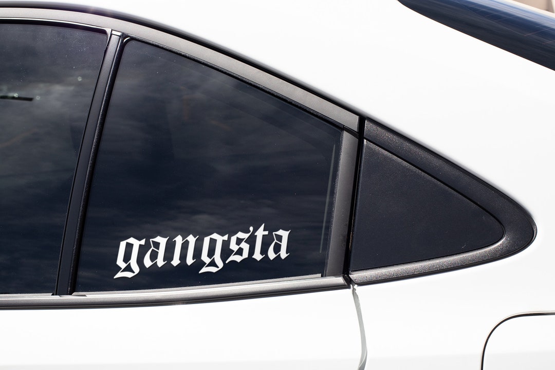Gangsta Gangster Rap Hip Hop Decal Sticker / Car Decal / Laptop Decal ...