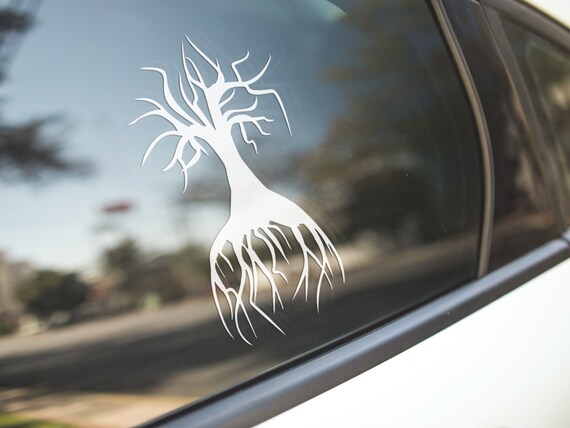 Tree Decal / Tree Sticker / Car Decal / Laptop Decal / Car | Etsy