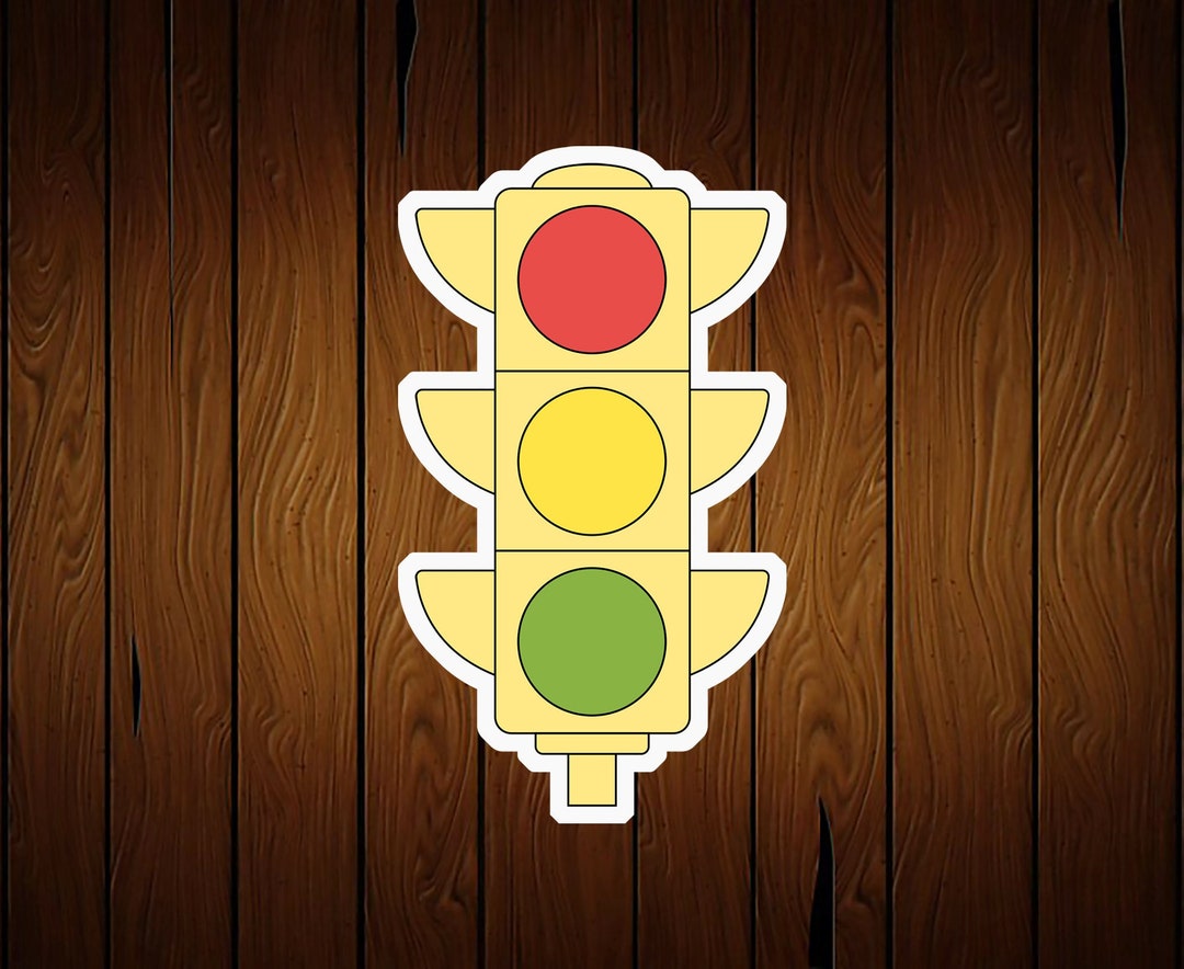 Traffic Light Cookie Cutter - Traffic Control Signal - Fondant Cutter ...
