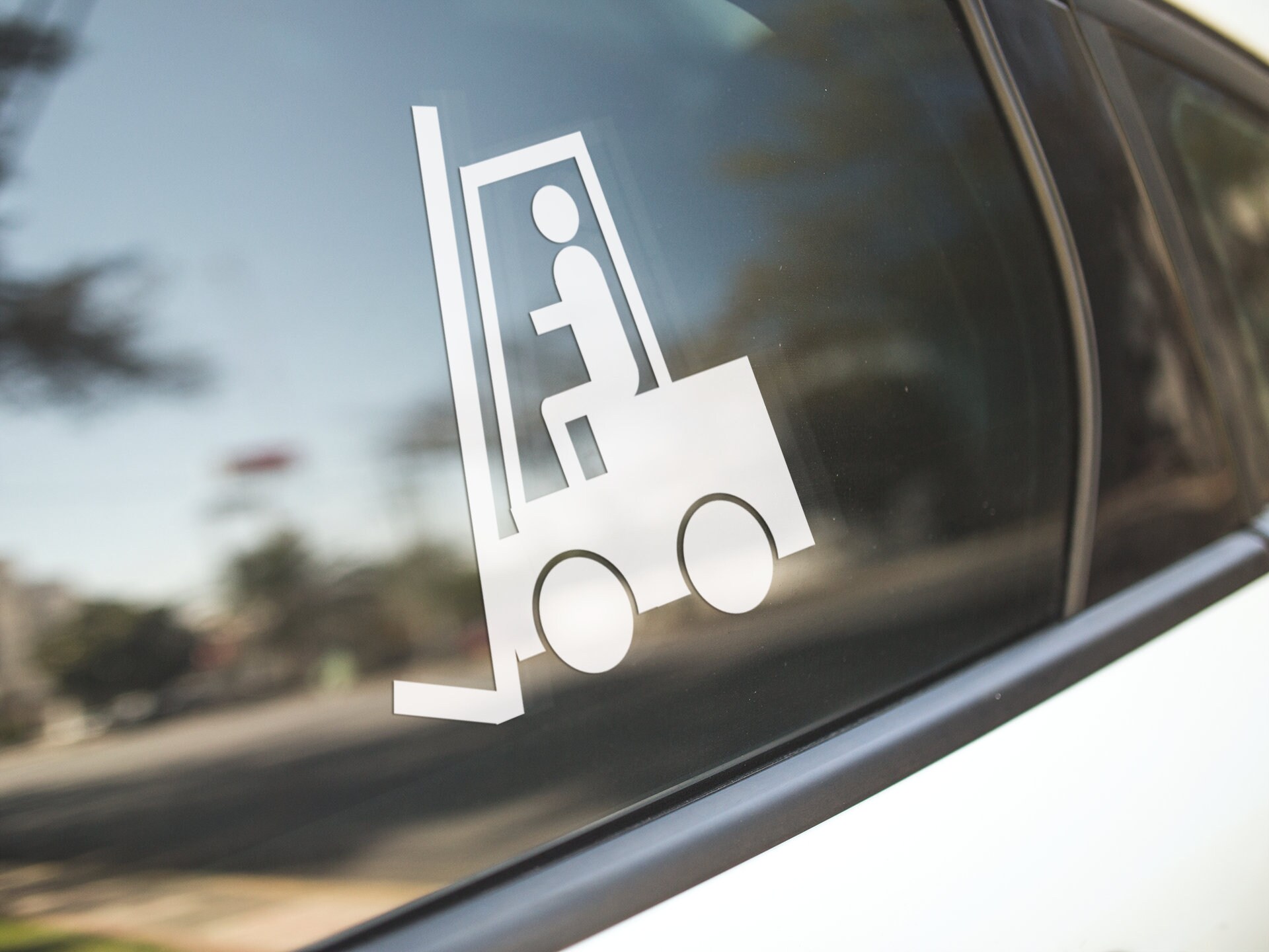 Forklift Fork Lift Decal Sticker / Car Decal / Laptop Decal / | Etsy