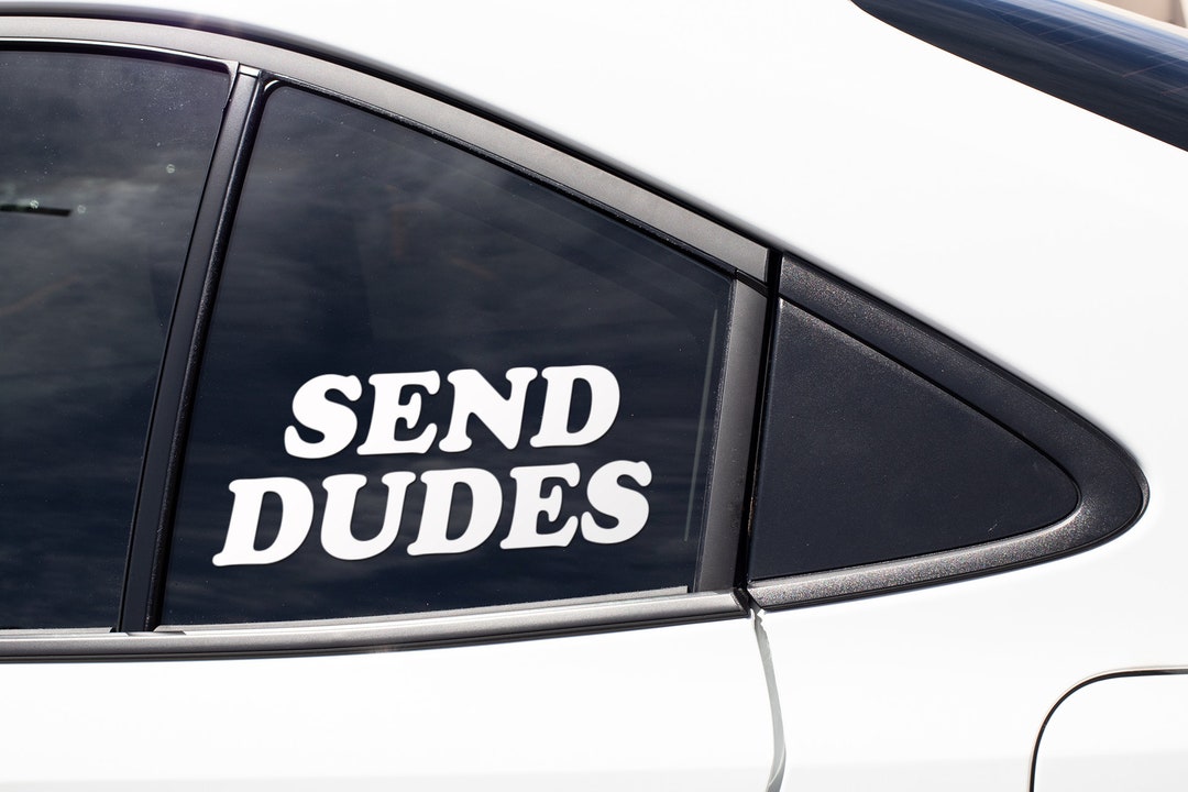 Gay Pride Decal Sticker / LGBTQ Decal Sticker / Send Dudes / Queer ...