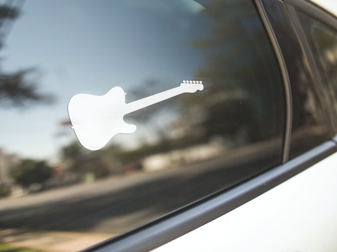 Guitar Decal / Guitarist Decal / Guitar Sticker / Guitarist Sticker ...