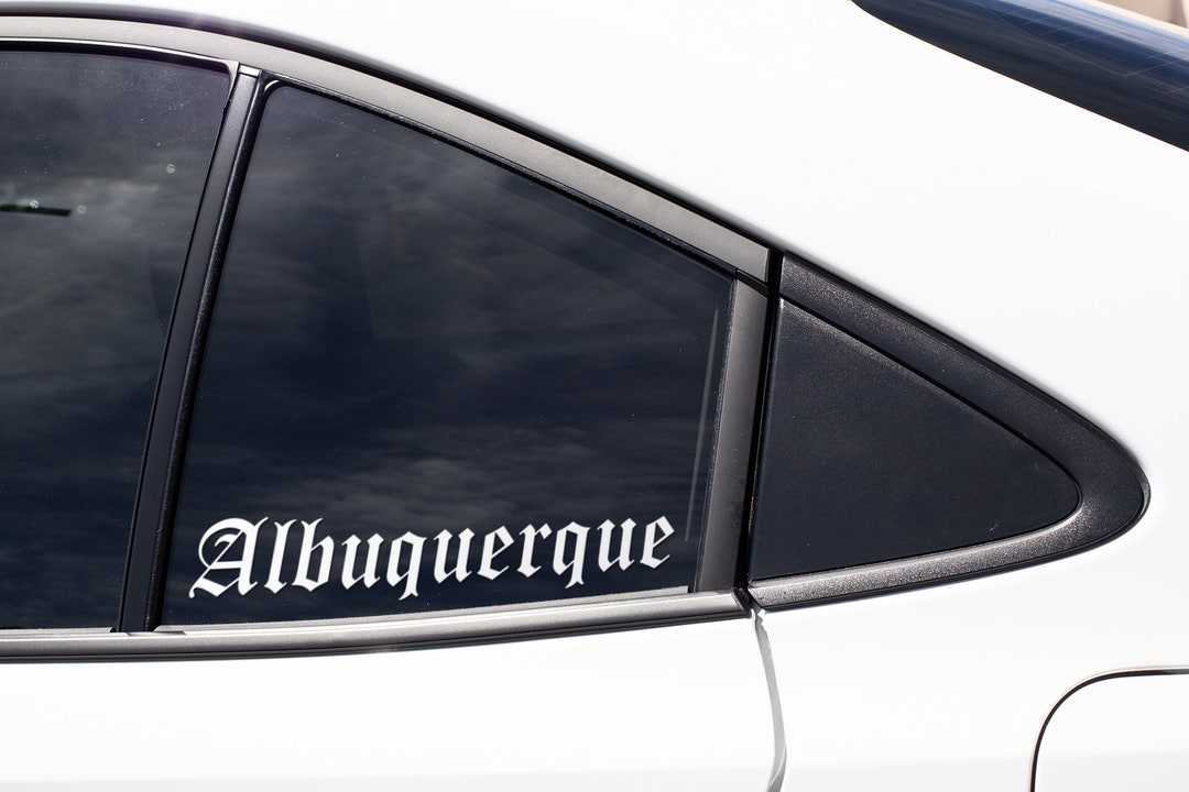 Albuquerque Decal / Albuquerque Sticker / Car Decal / Laptop Decal ...