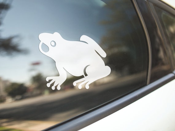 Bullfrog / Frog Decal / Frog Sticker / Toad / Car Decal / | Etsy