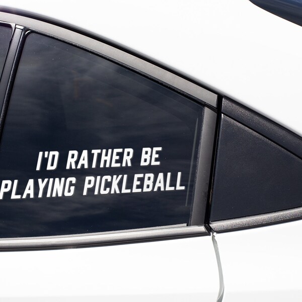 Pickleball Wall Decal - Etsy