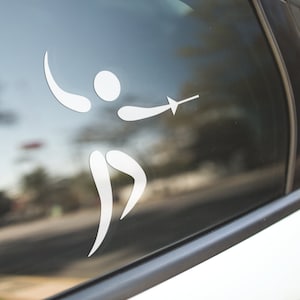 Fencer Decal / Fencing Decal / Fencer Sticker / Fencing Sticker ...