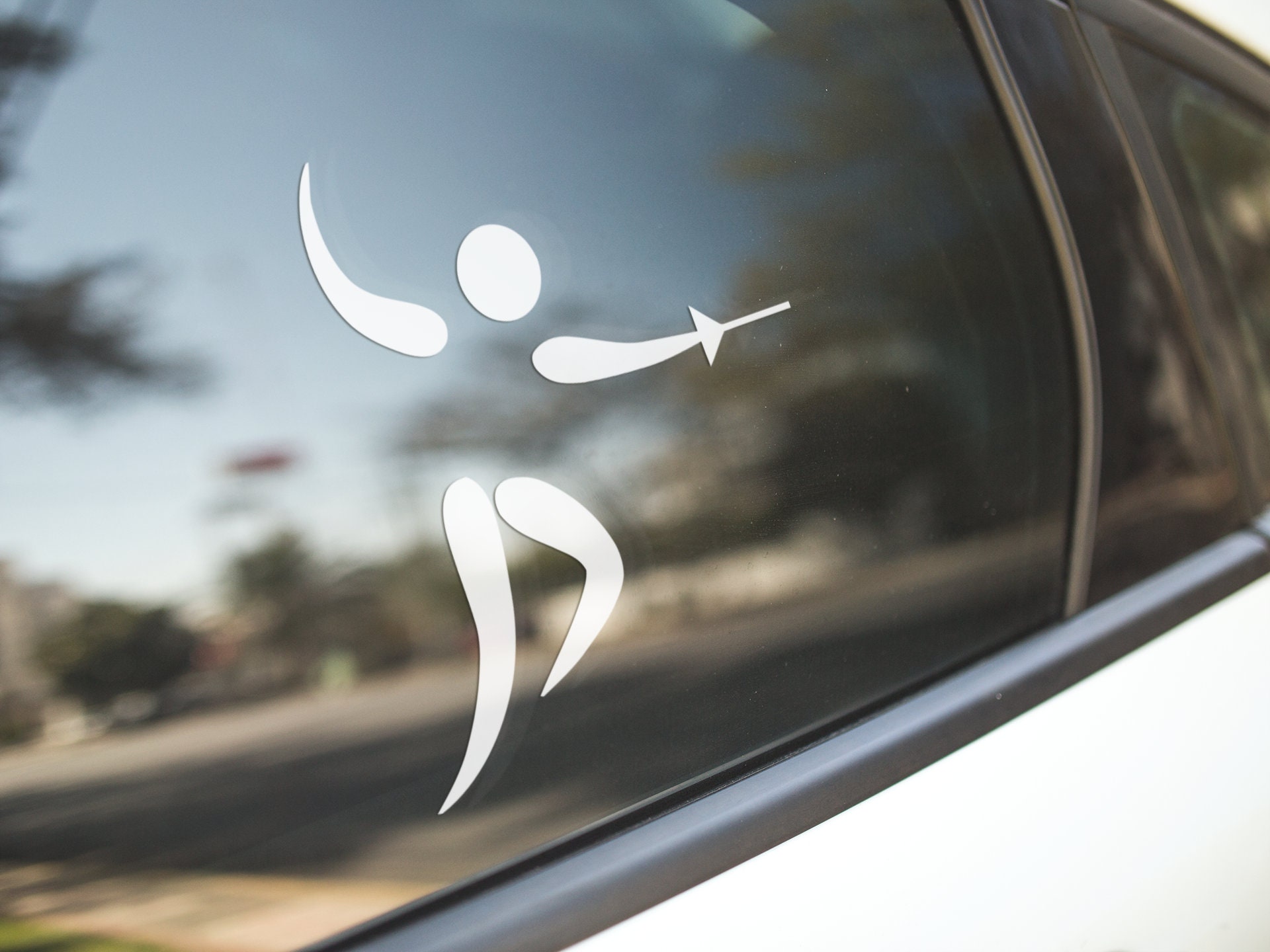 Fencer Decal / Fencing Decal / Fencer Sticker / Fencing - Etsy