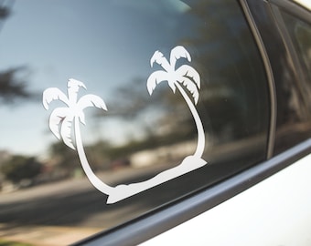Palm Tree Decal - Etsy