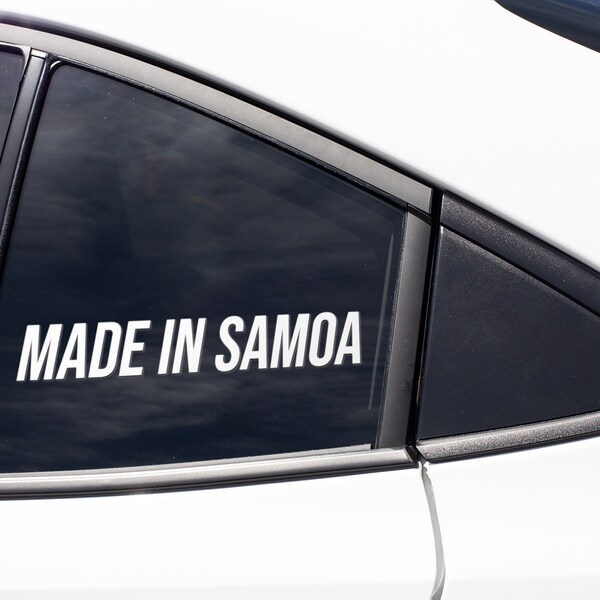 Samoan Car Decal - Etsy