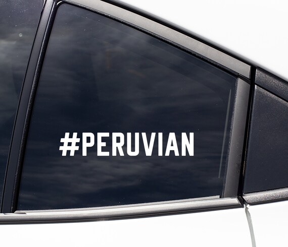 Peru Peruvian Decal Sticker / Car Laptop Tumbler Window Decal - Etsy