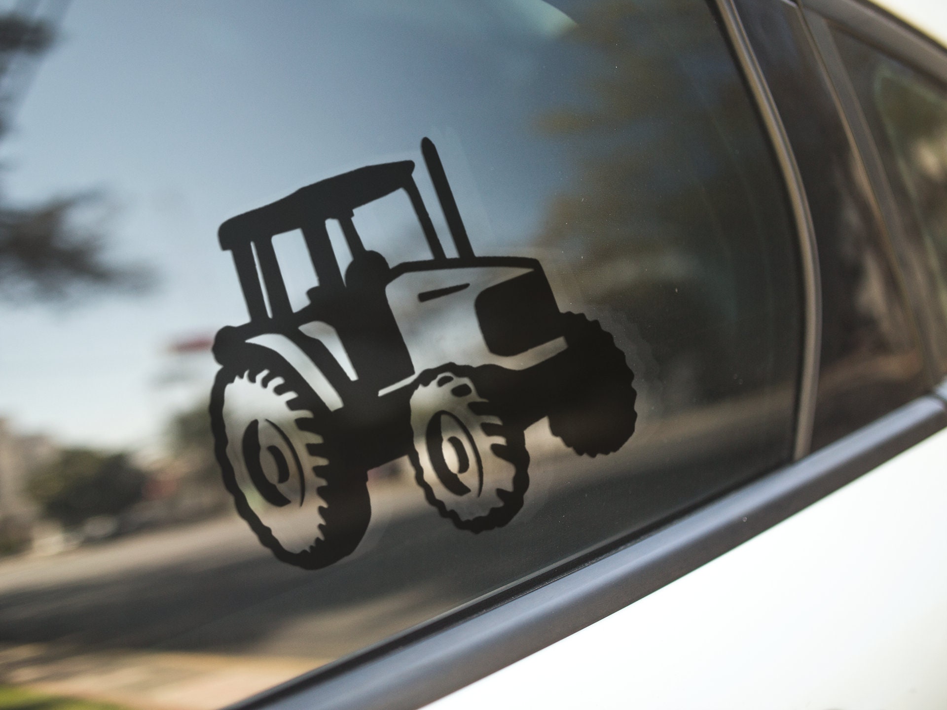 Tractor Decal / Tractor Sticker / Tractor Gift / Car Decal / | Etsy