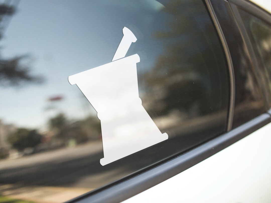 Mortar and Pestle / Pharmacist Decal / Pharmacy / Pharmacist Sticker ...