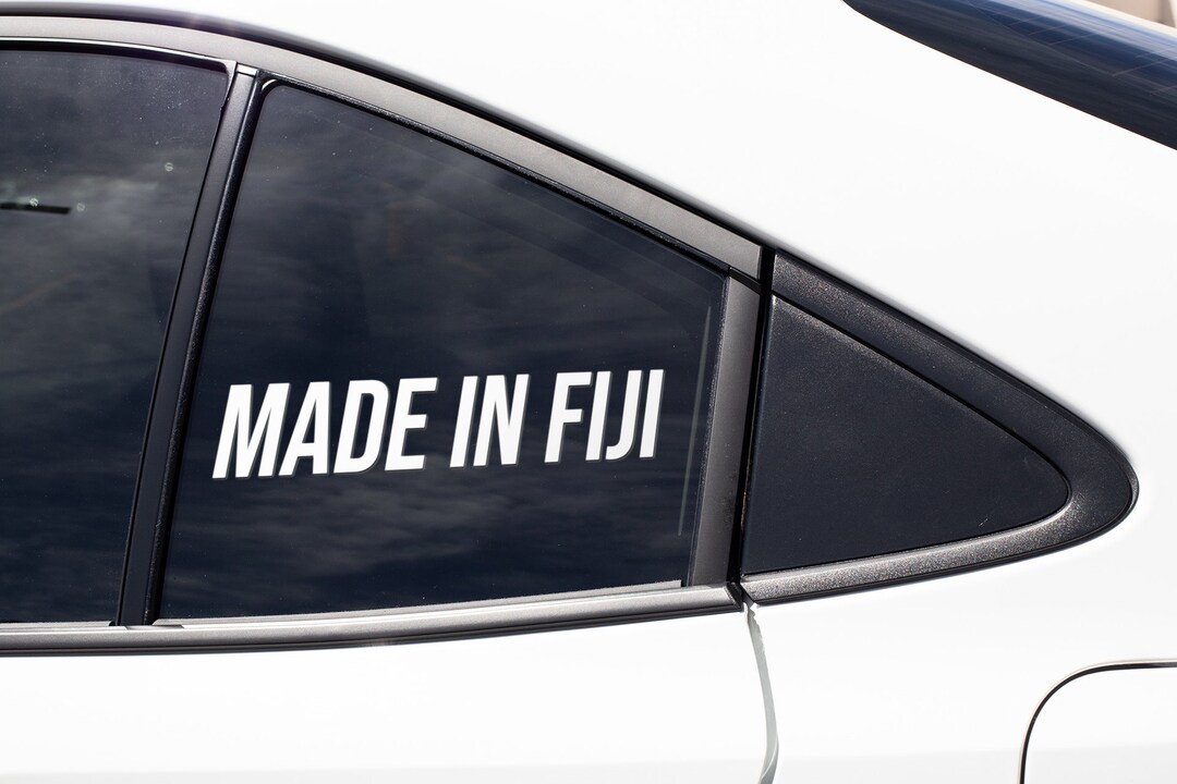 Fiji Fijian Sticker Decal / Made in / Local Native Home Country Travel ...