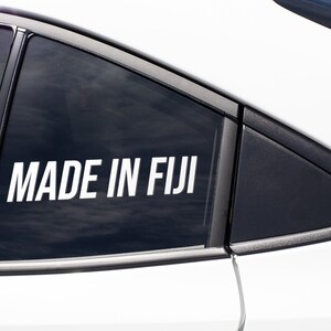 Fiji Fijian Sticker Decal / Made in / Local Native Home Country Travel ...