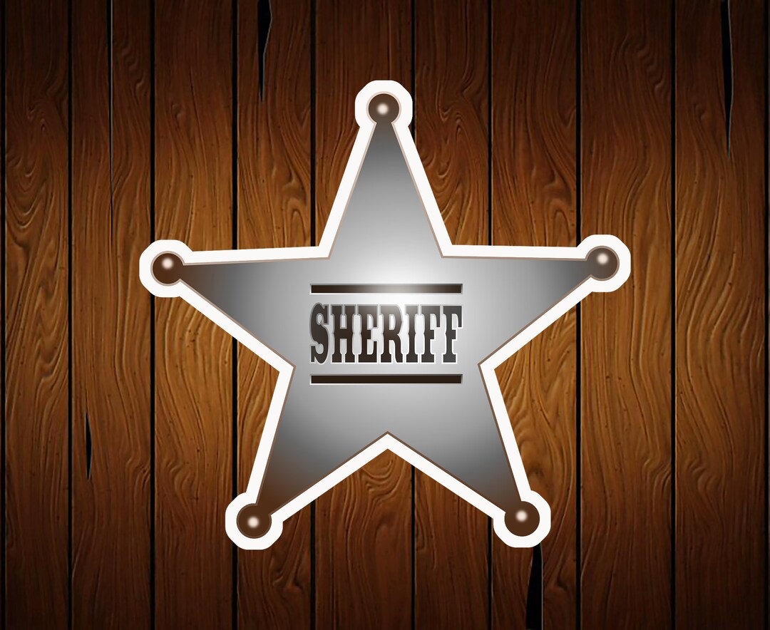 Sheriff Badge Cookie Cutter Police Badge Cookie Cutter Texas Ranger ...