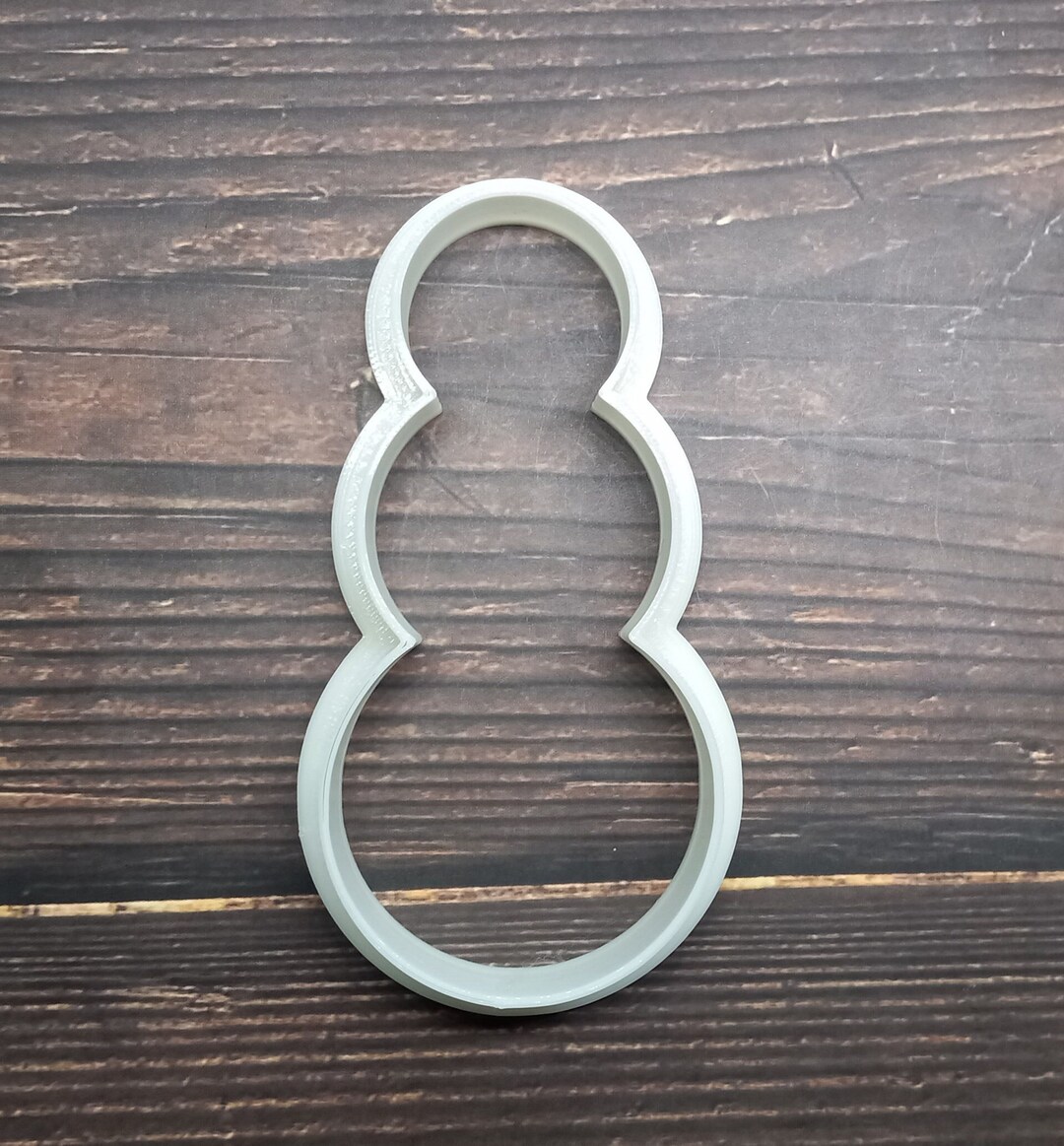 Snowman Cookie Cutter - Snowman Shape Cookie - Snowman Fondant Cutter ...
