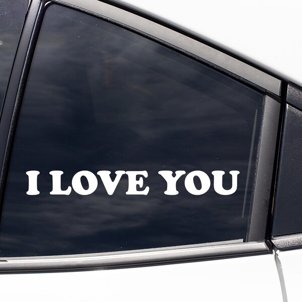 Decal I Love You - Etsy