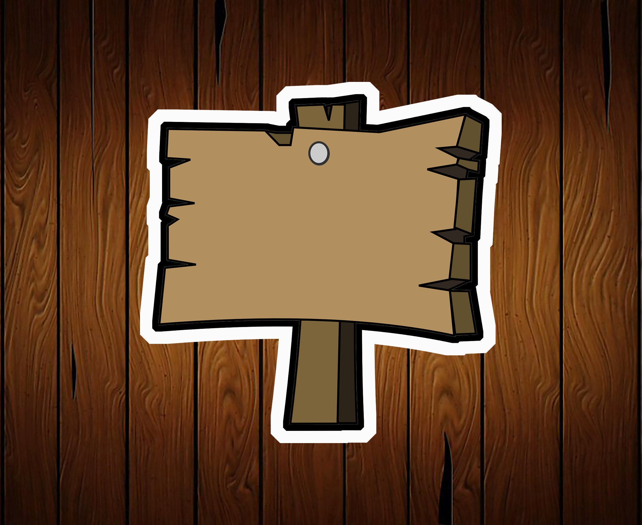 Wooden Picket Sign