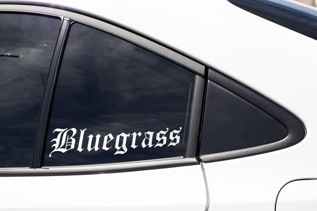 Bluegrass Decal / Bluegrass Sticker / Bluegrass Music / Car Decal ...