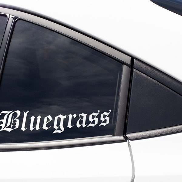 Bluegrass Decal - Etsy
