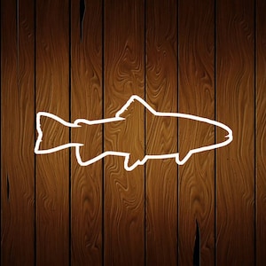 Salmon Cookie Cutter - Trout Cookie Cutter - Fish Shaped Cookie Cutter ...