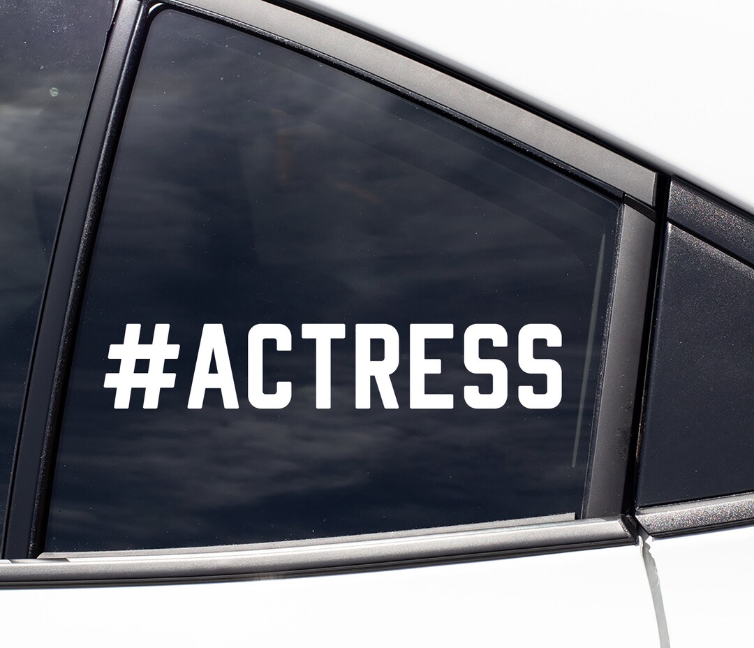 Actress Actor Decal Sticker / Car Decal / Laptop Decal / Tumbler Decal ...